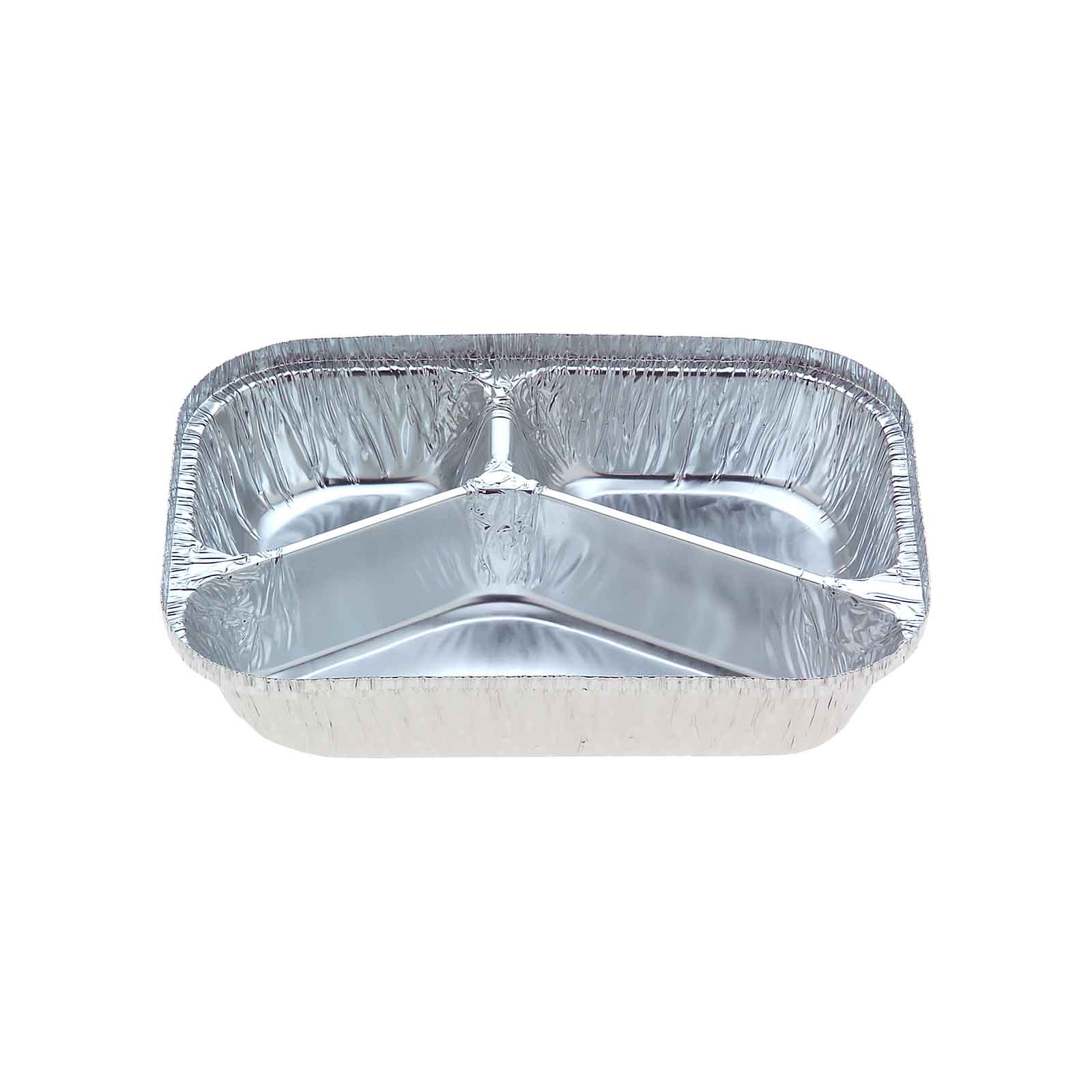 3 Part Meal Tray Medium (500 per carton) - Confoil
