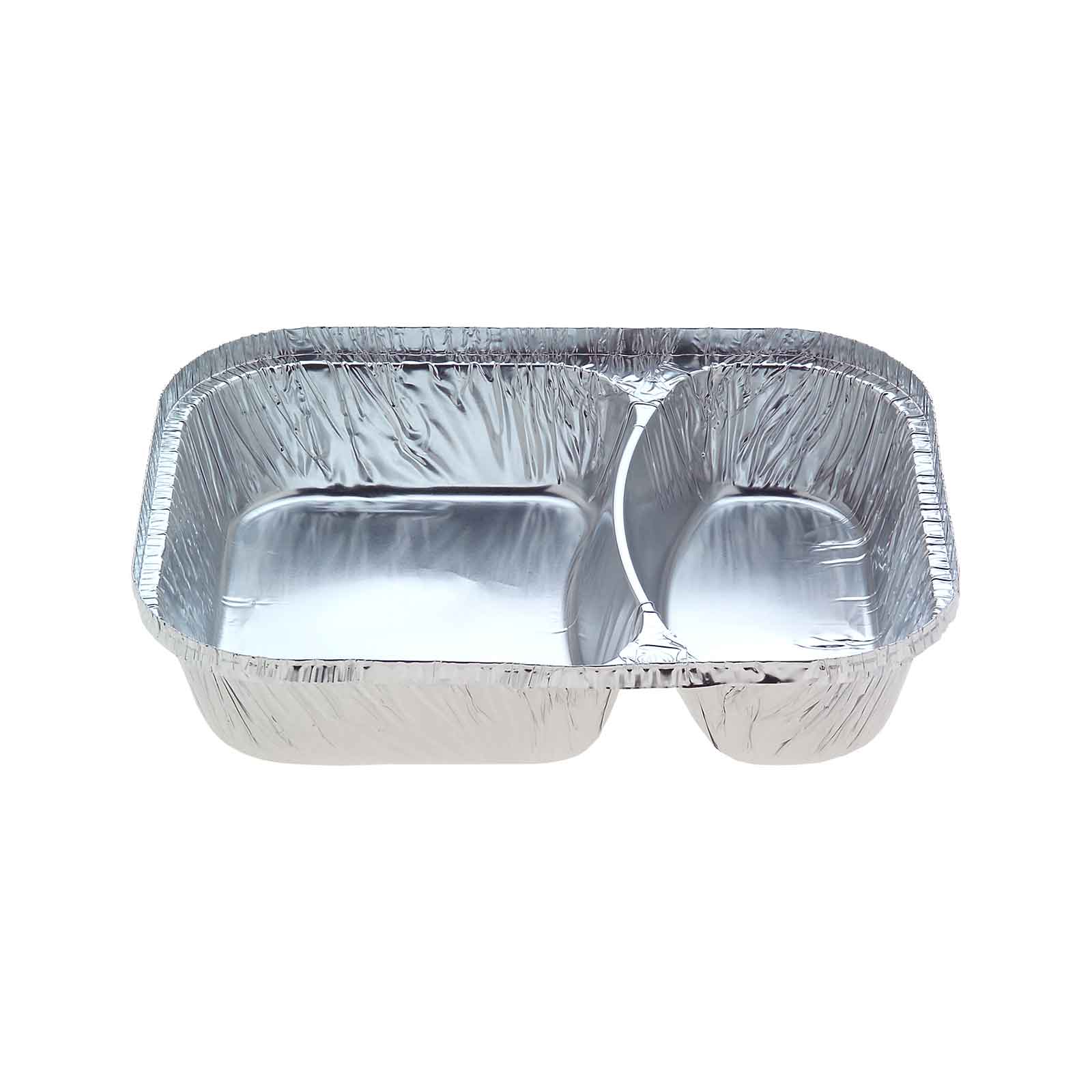 2 Part Meal Tray (500 per carton) - Confoil