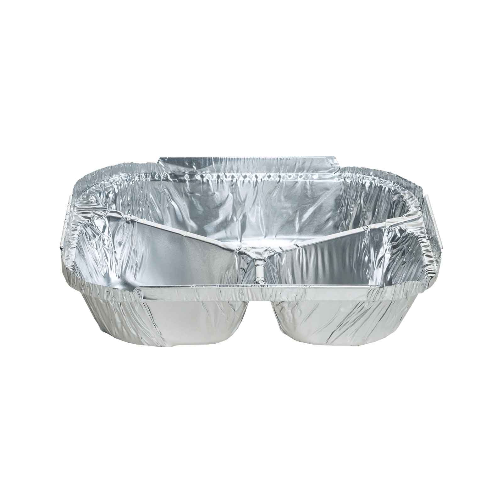 3 Part Meal Tray Deep (500 per carton) - Confoil