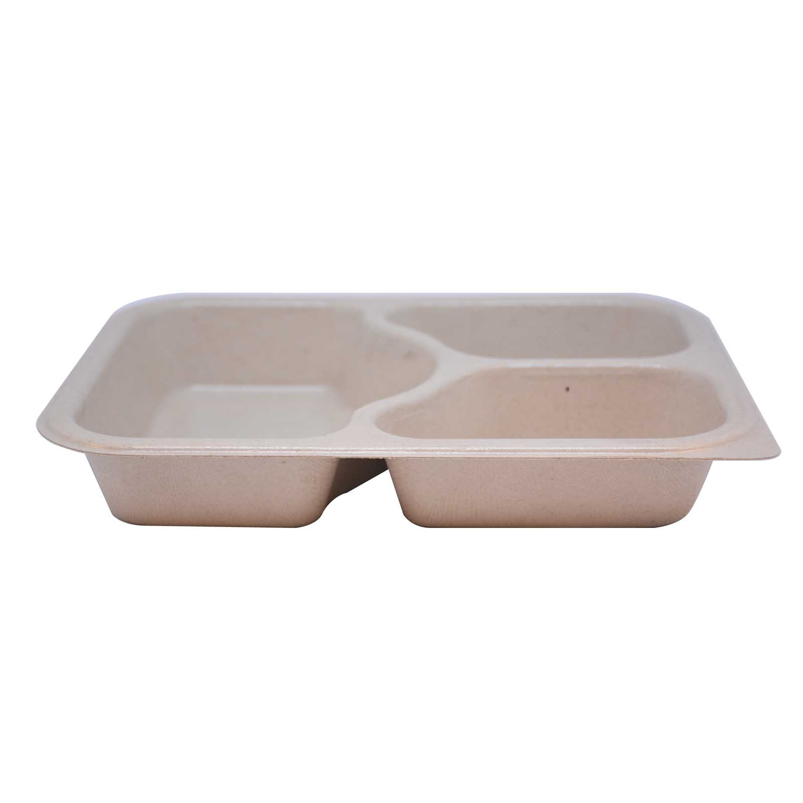 Pulp 3 Cavity Shallow Tray (480 per carton) - Confoil