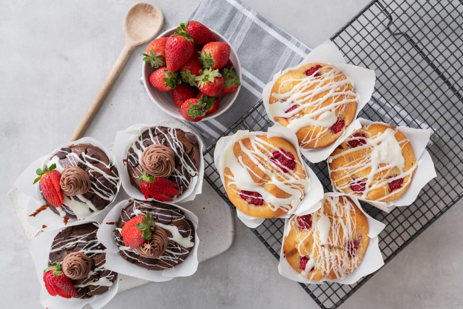 Large Tulip Muffin Wrap Brown (Even Peak) (2500 per carton) - Confoil